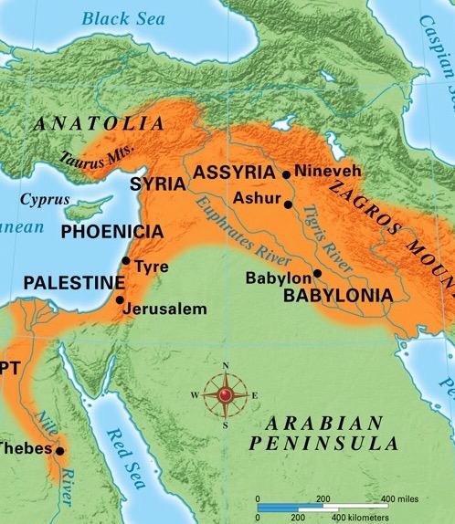 History Chapter 3 3.8 The Assyrian Empire Flashcards | Memorang