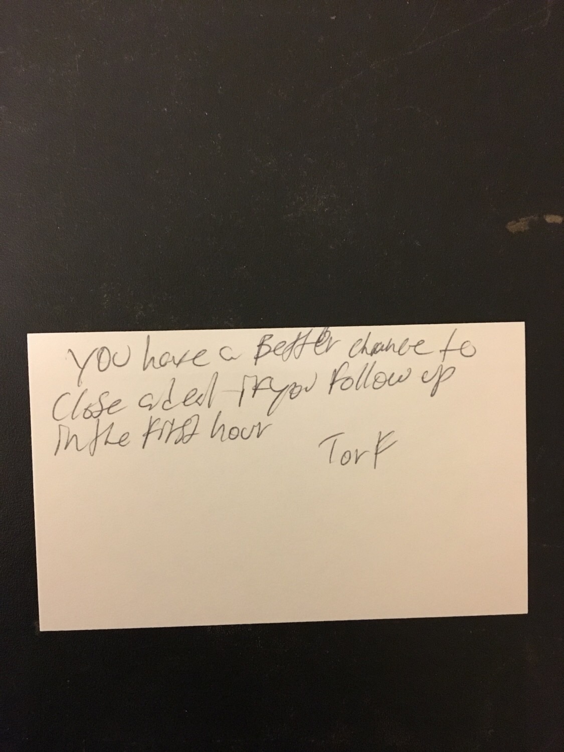 U7.c7.4.tfu.ch4-follow up unsold customers Flashcards | Memorang
