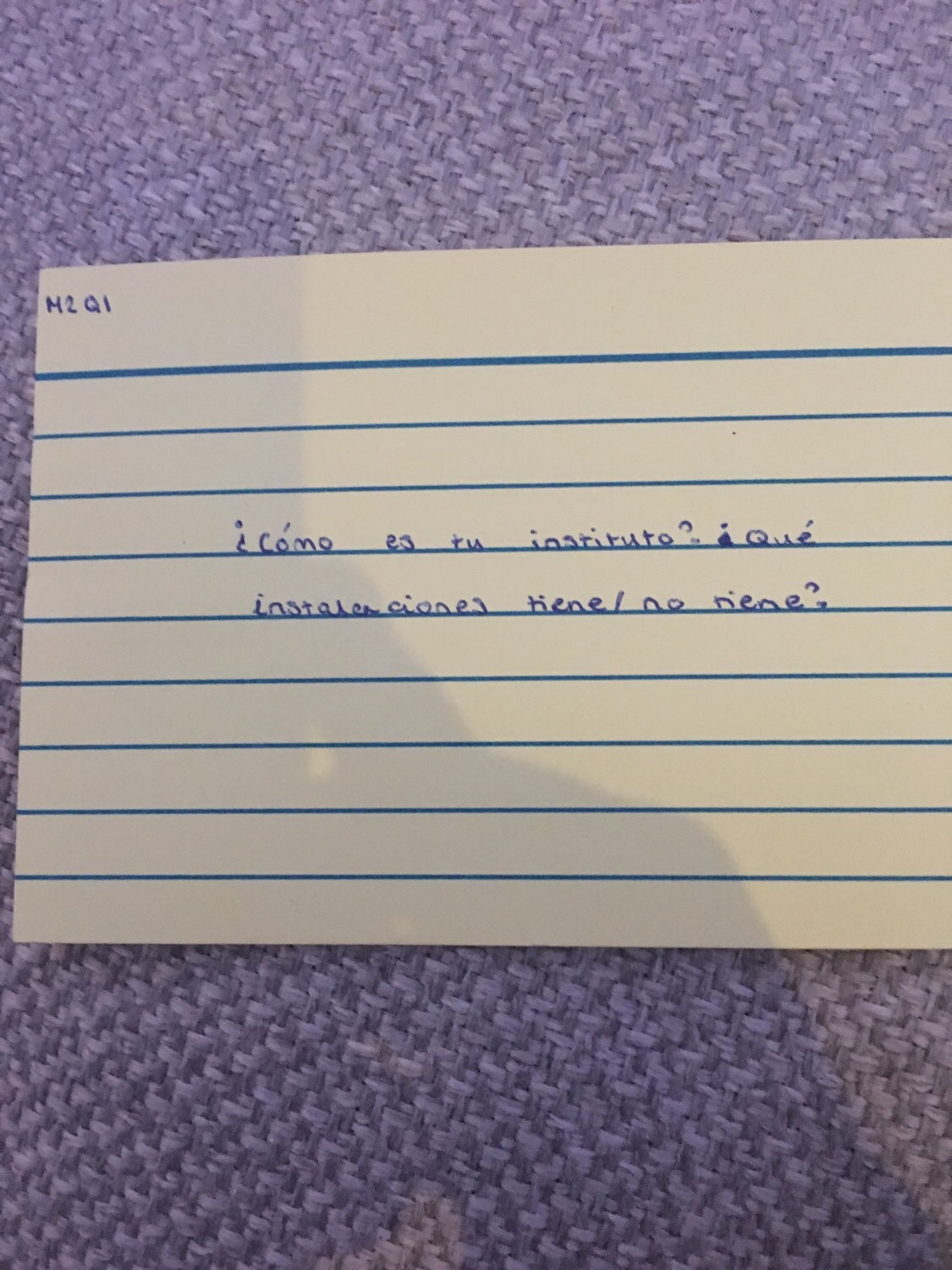 Spanish module 2 Flashcards | Memorang