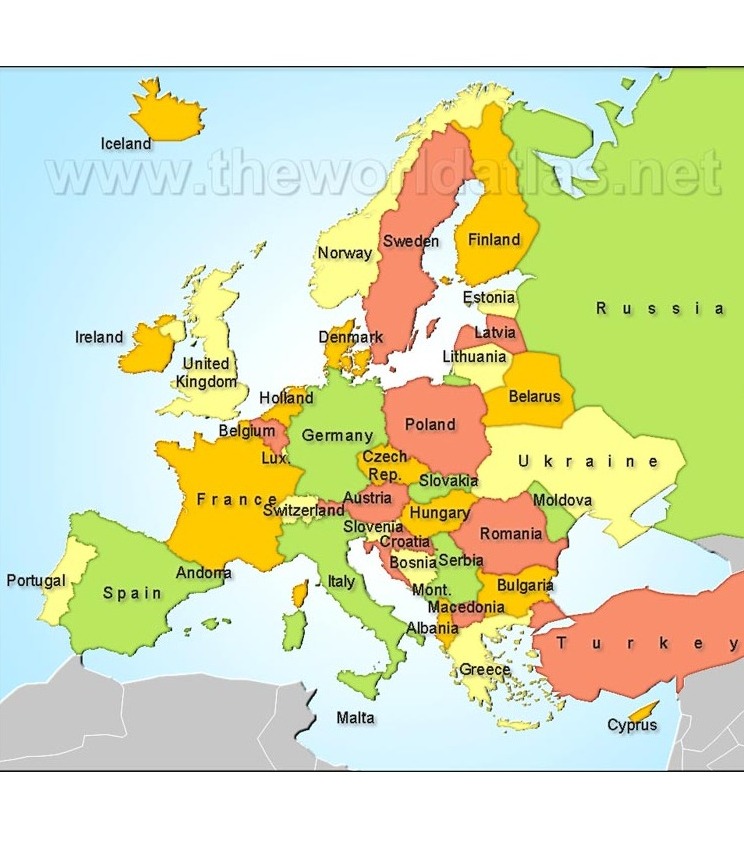 European Countries Flashcards | Memorang