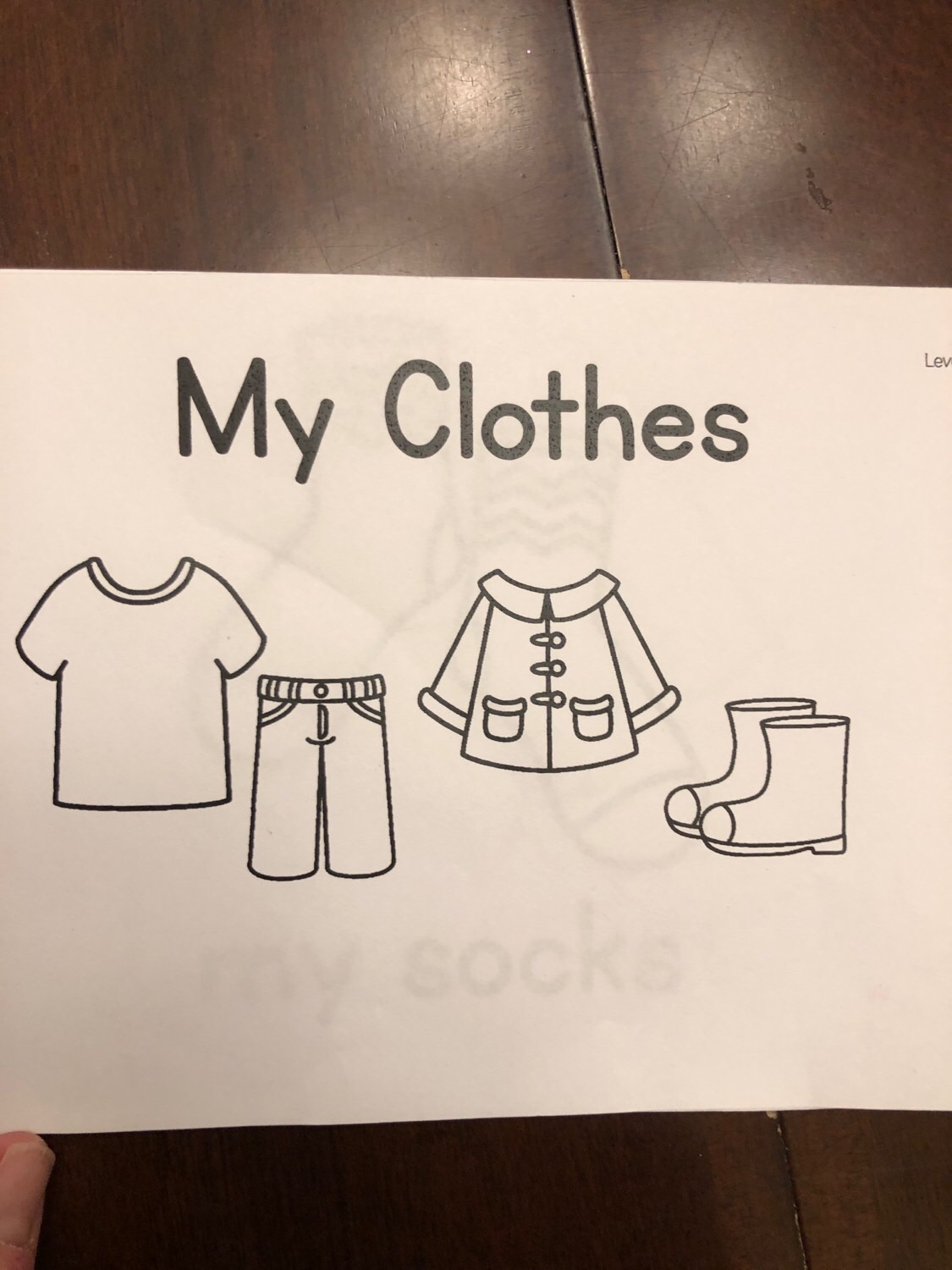 My clothes book Flashcards | Memorang