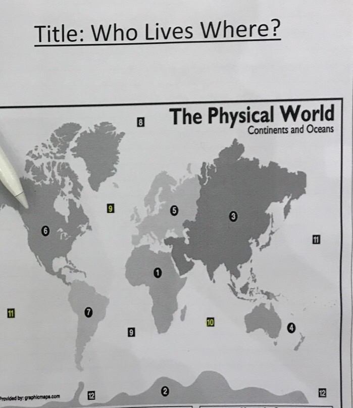 Geography / Shahd/ Who Lives where ( Map ) Flashcards | Memorang