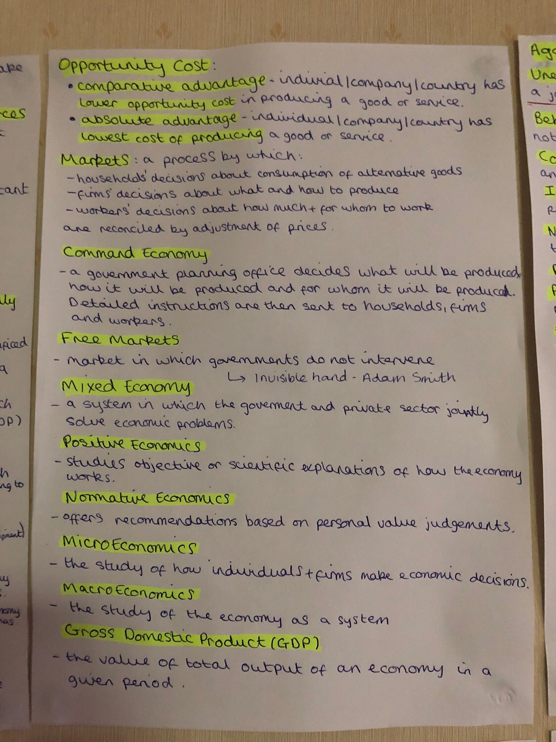 Economics Flashcards | Memorang
