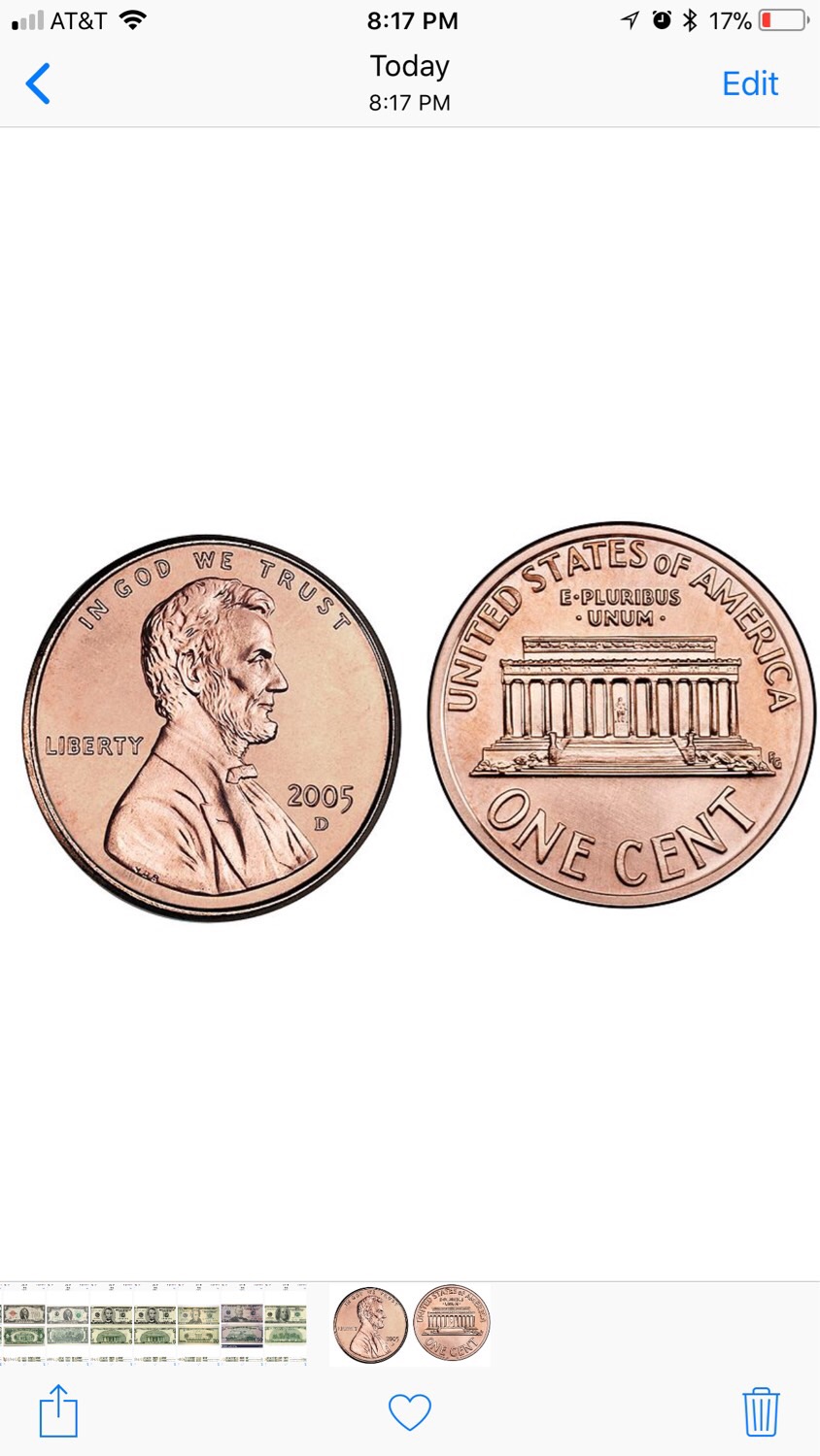 American Money and Their Value Flashcards | Memorang