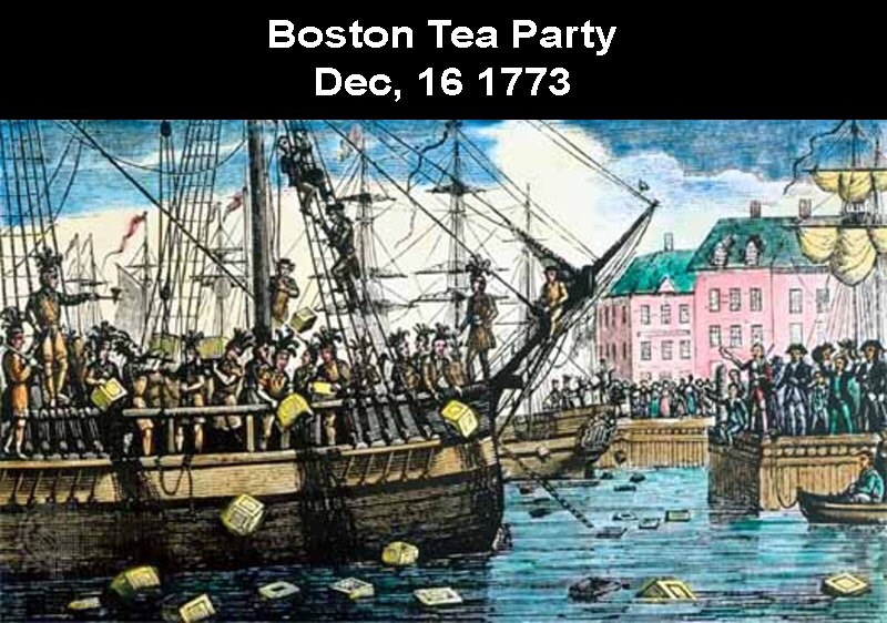 History quiz. (Boston tea party) Flashcards | Memorang