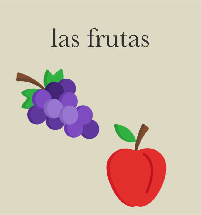 Frutas y verduras en inglés Flashcards | Memorang