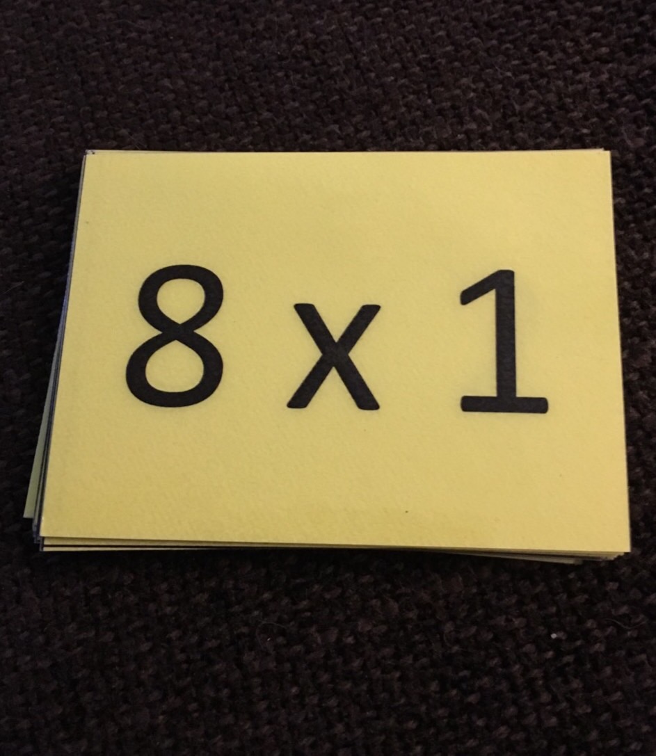 8 multiplication table Flashcards | Memorang