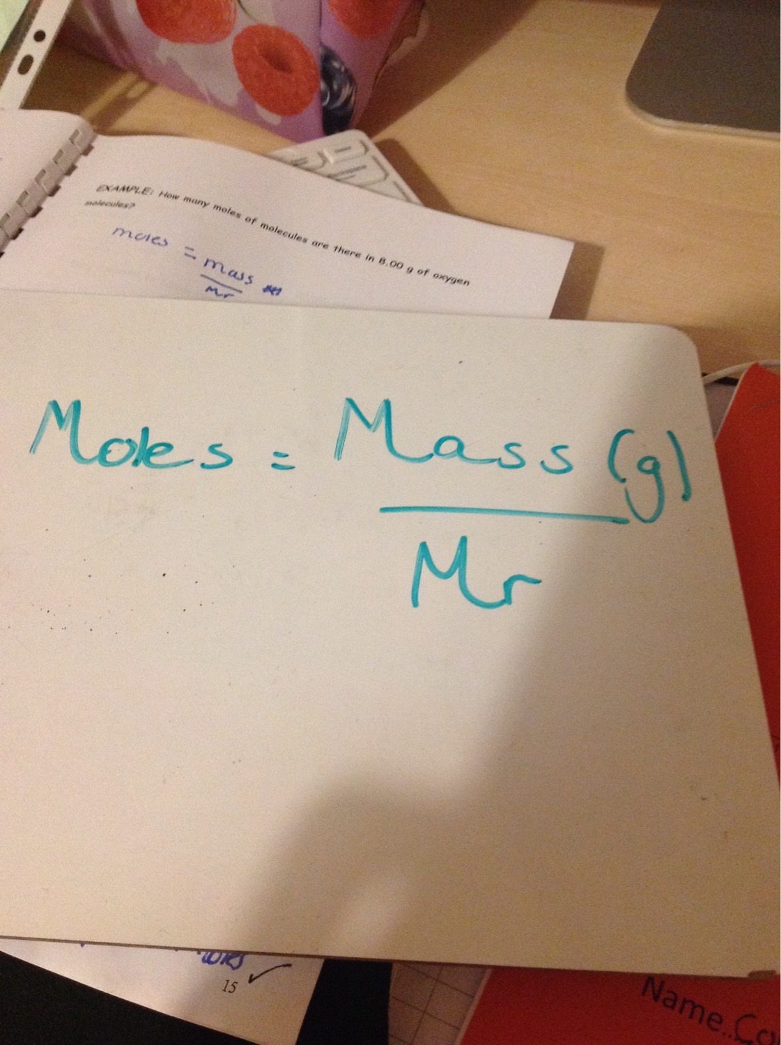 Volume mass conc Flashcards | Memorang