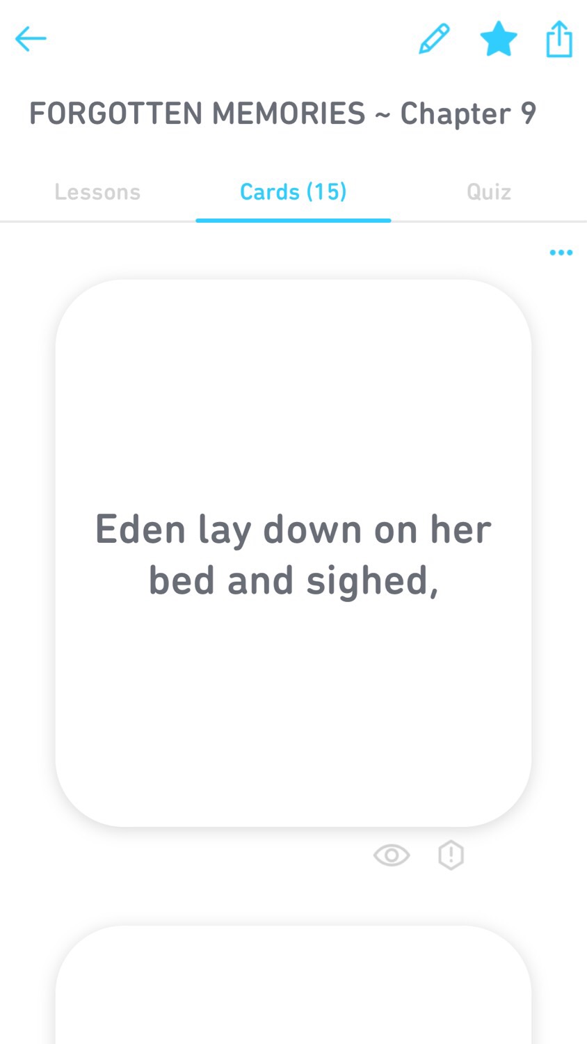 Forgotten memories chapter 9 Flashcards | Memorang