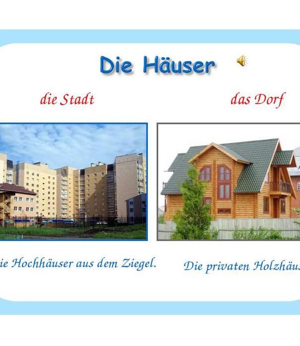 Die Stadt und die Gemeinde Flashcards | Memorang